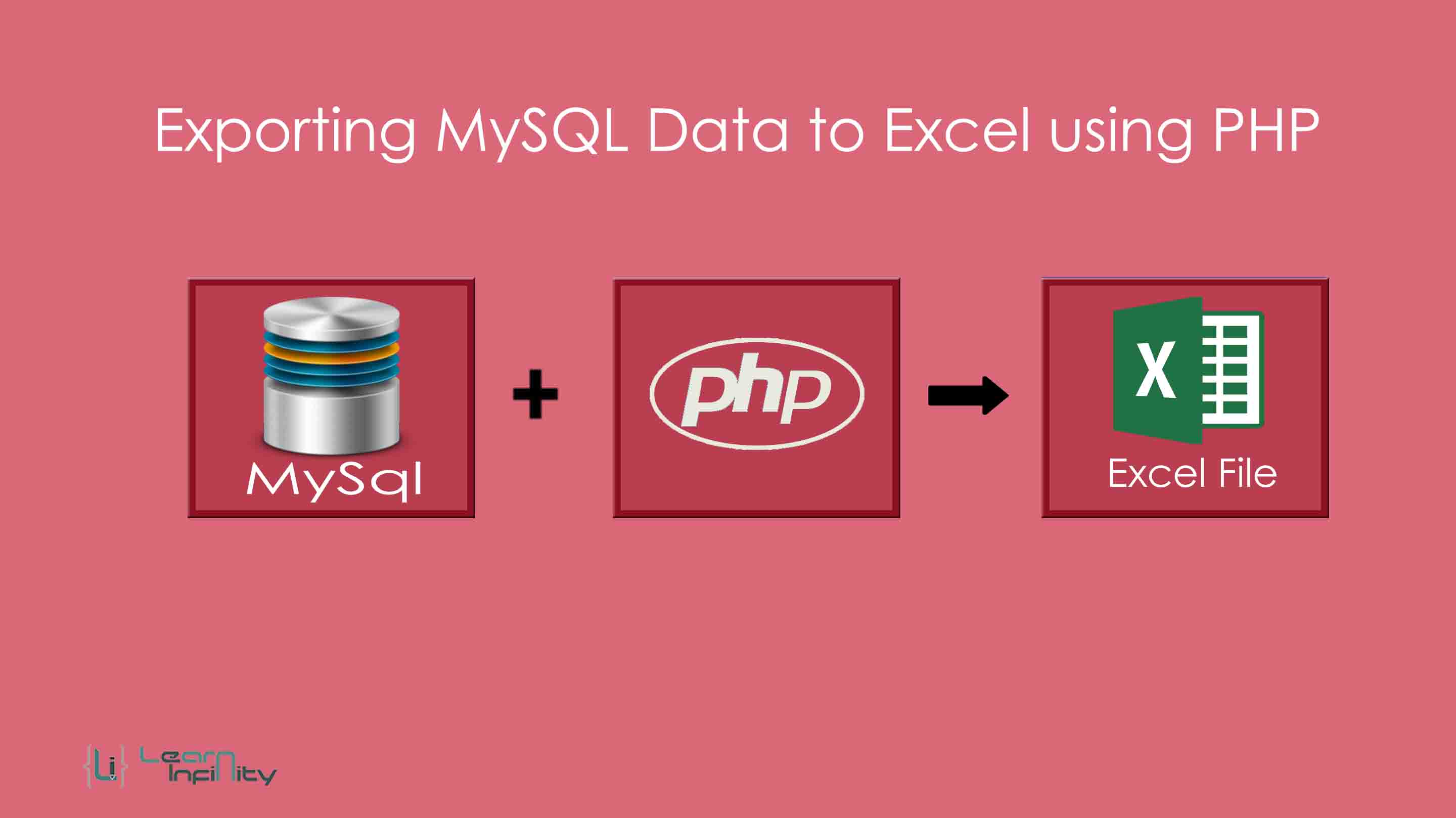 How To Export import Mysql Data Excel Export Database Tables Xls Using 