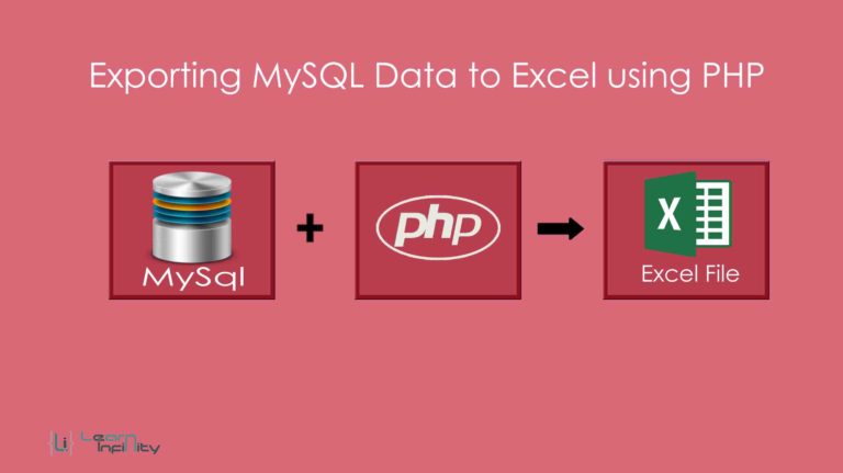 Exporting MySQL Data To Excel Using PHP Learn Infinity