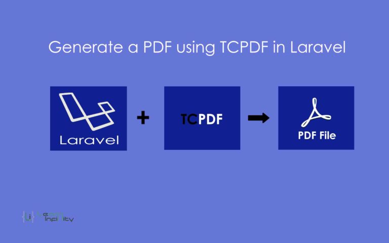 Generate A PDF Using TCPDF In Laravel Learn Infinity