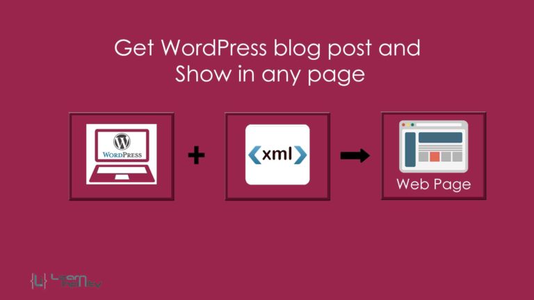 Get WordPress blog post and show in any page ~ Learn Infinity